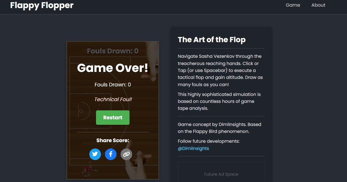 Flappy Flopper - Vezenkov Edition